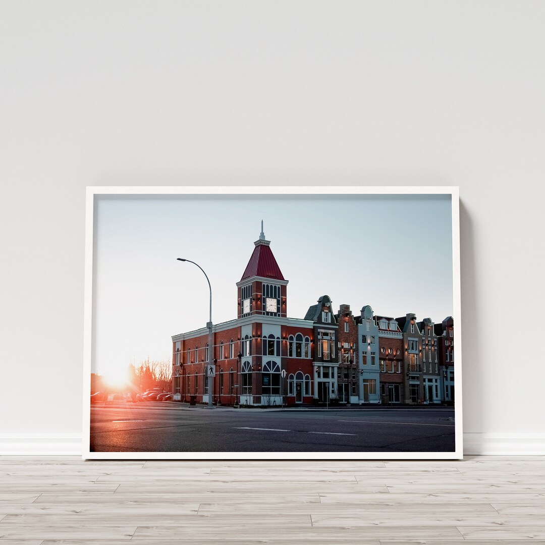 Manchester Square | Art Poster Print Architecture Edmonton Canada ...