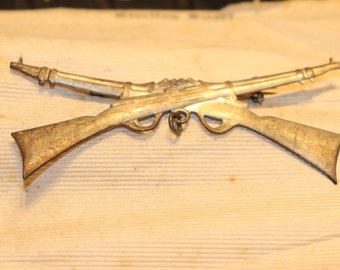 Crossed Rifles Pin - Etsy