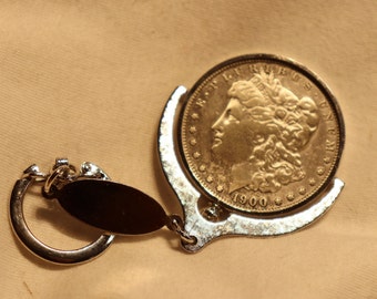 Morgan Dollar Keychain - Etsy