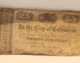 Confederate Banknote - Etsy
