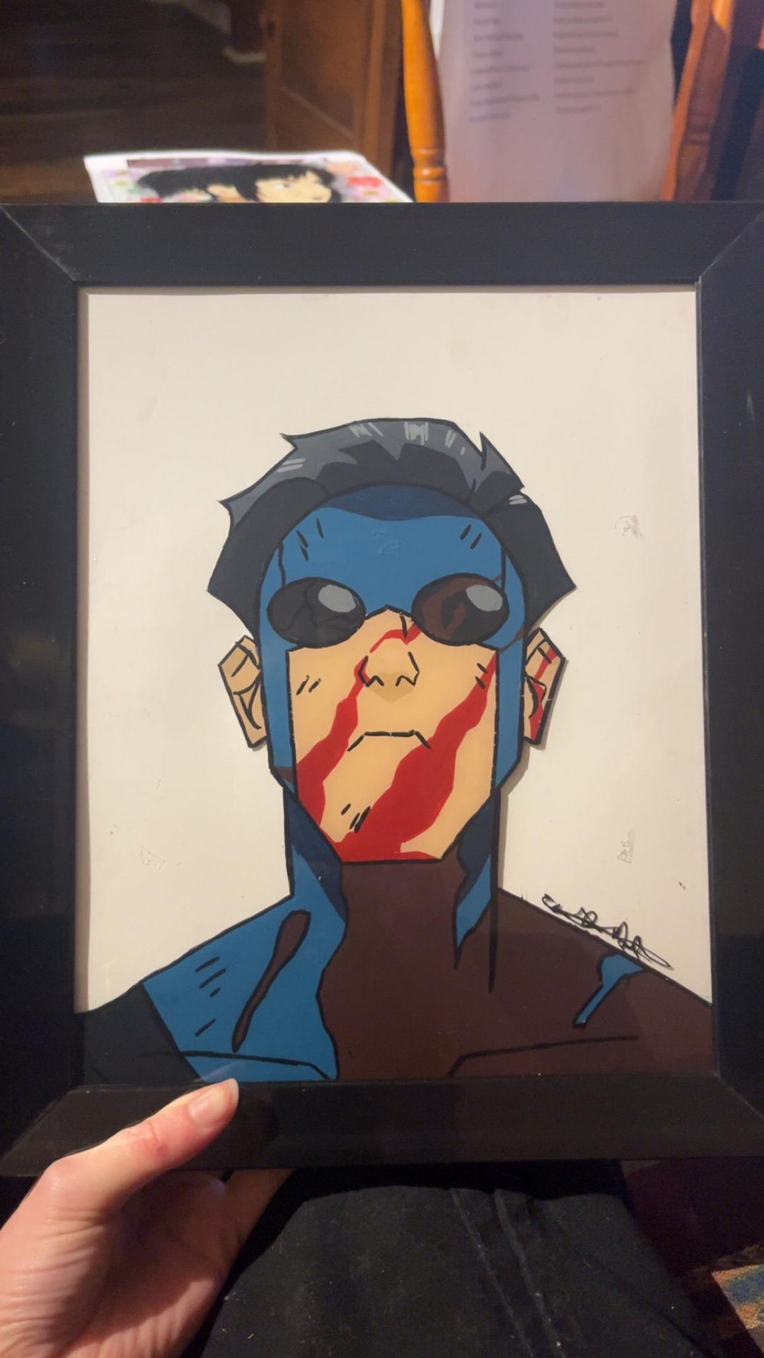 Invincible - Glass Painting - Etsy