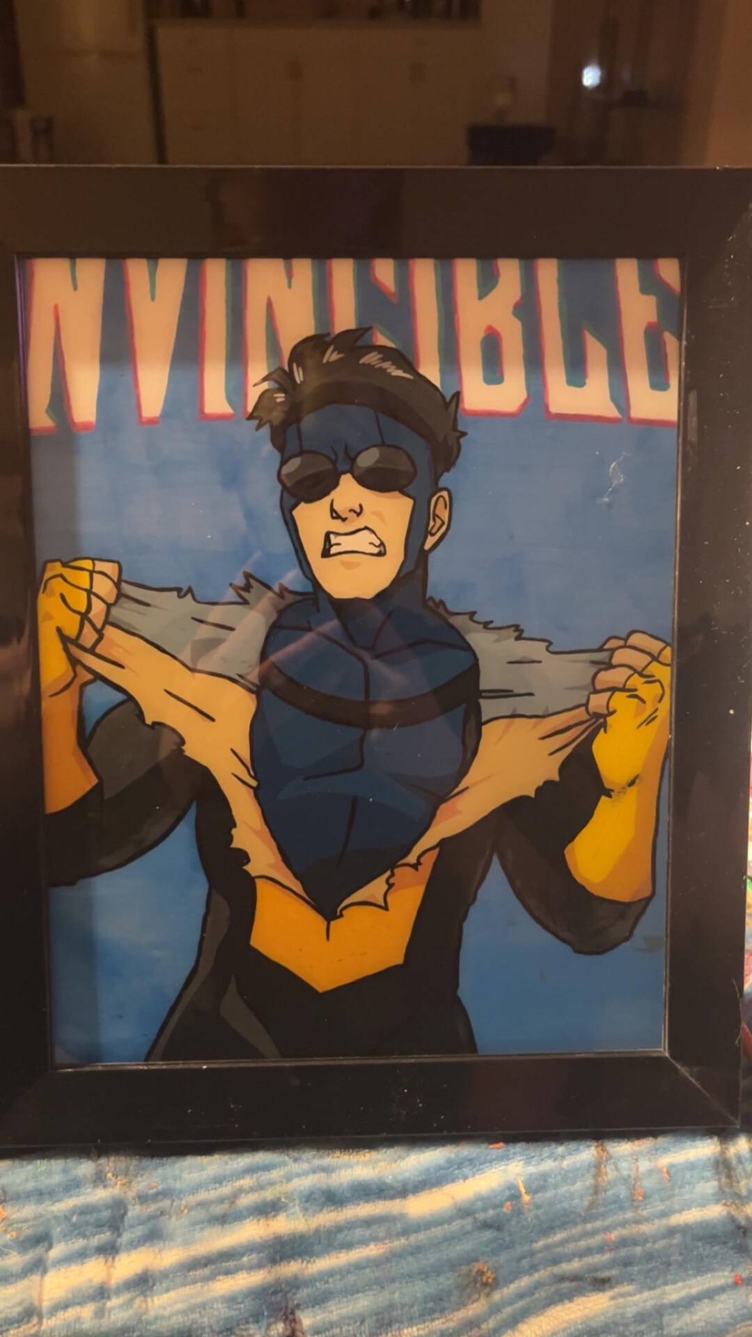 Invincible - Glass Painting - Etsy