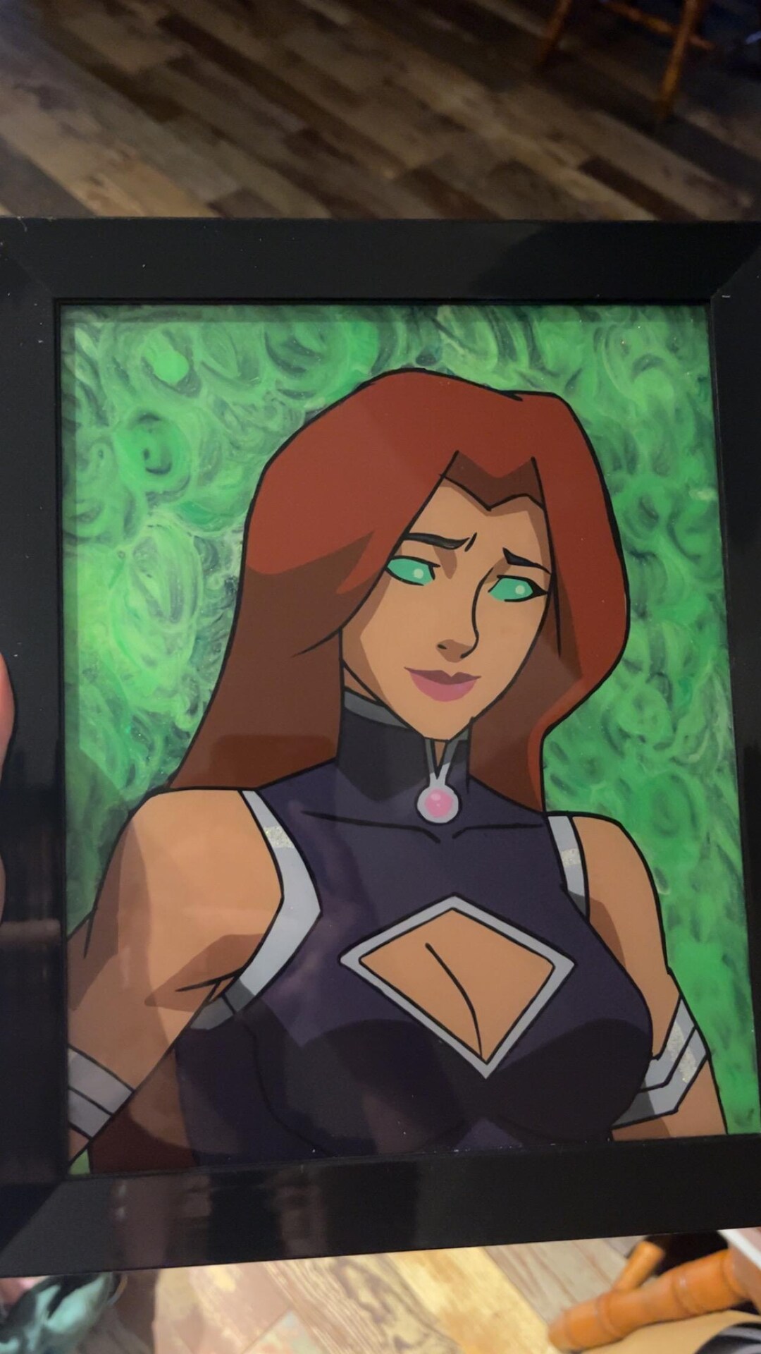 Starfire DC - Glass Painting - Etsy