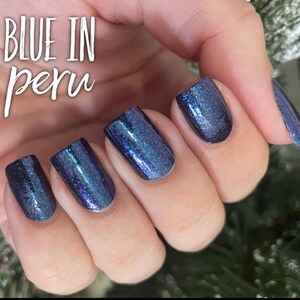 Color Street Blue in Peru Retired. Hard to Find Nail Polish Strips - Etsy