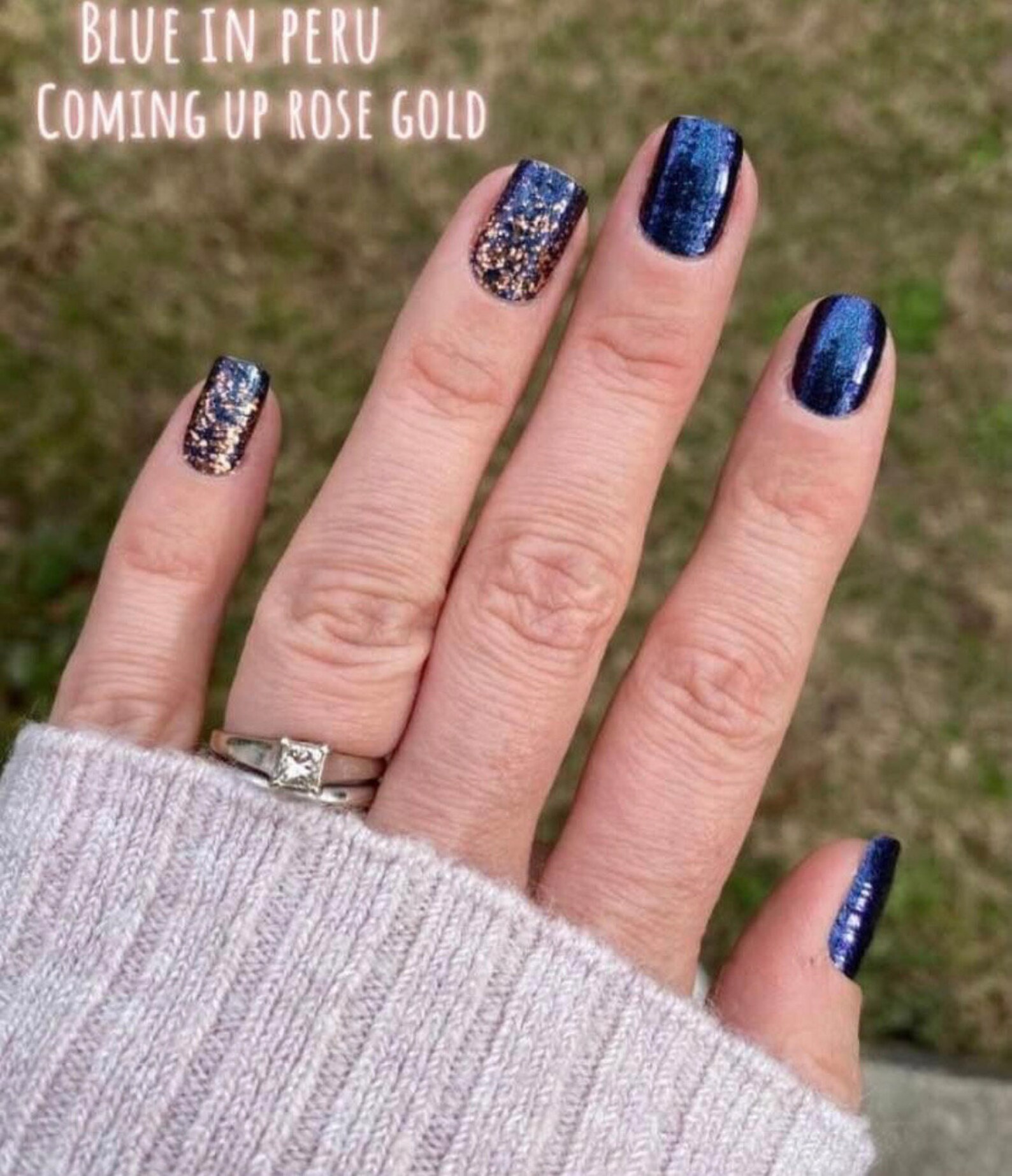 Color Street Blue in Peru Retired. Hard to Find Nail Polish Strips - Etsy