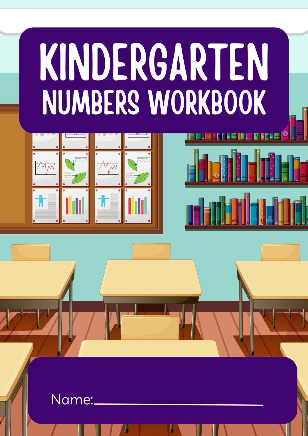 Number Adventures: Kindergarten Workbook (digitial Download) - Etsy