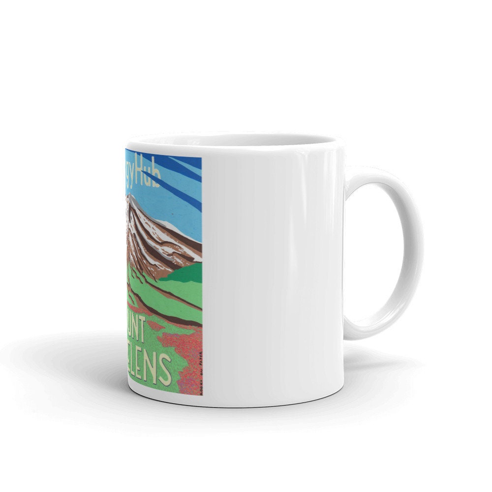 Geologyhub Mount St Helens Coffee Mug 11 or 15 Ounce White - Etsy
