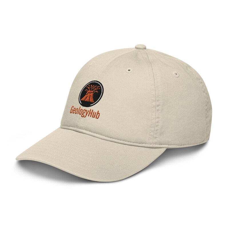 Geologyhub Baseball Cap, Embroidered Logo Organic Cotton Dad Hat ...