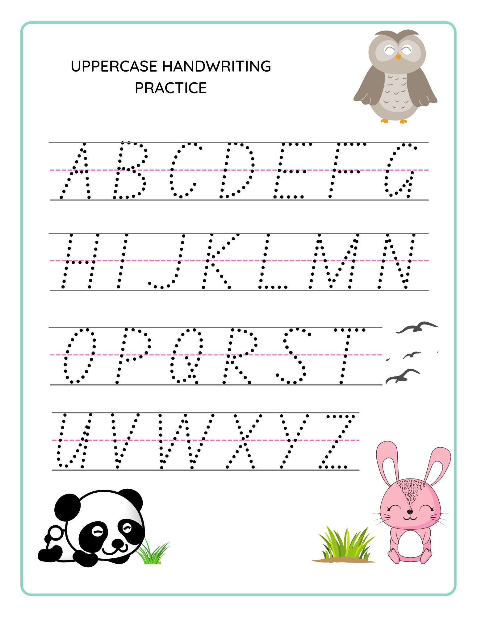 Kid's Worksheets. - Etsy