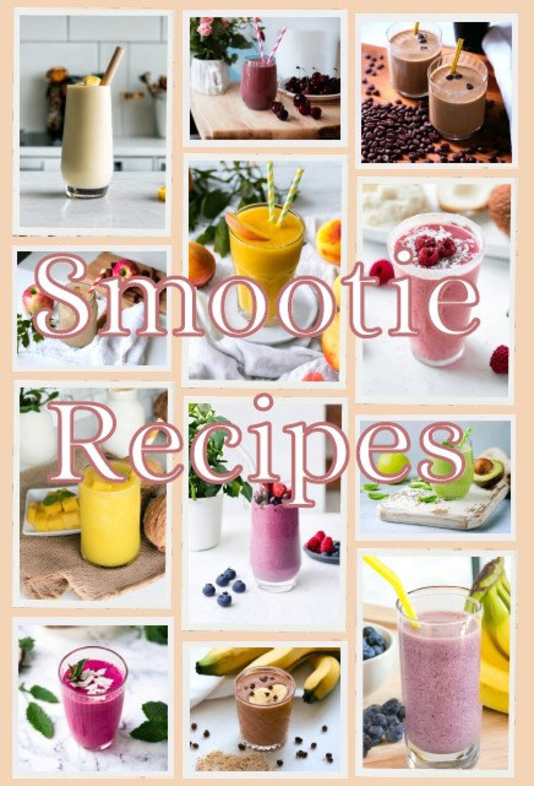 Healthy Smoothie Recipes PDF Printable - Etsy