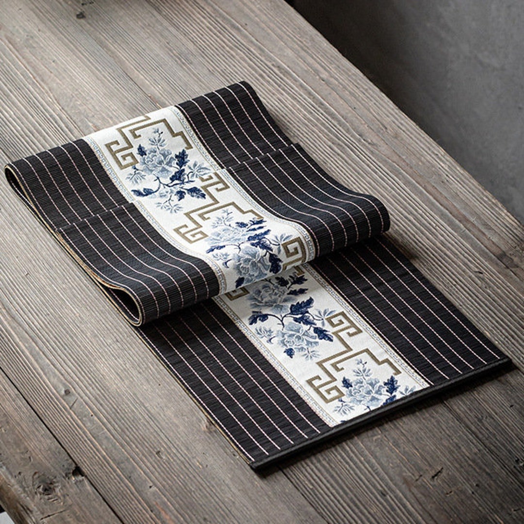 Table Runner Tea Mat Chabu for Cha Xi in Bamboo - Etsy