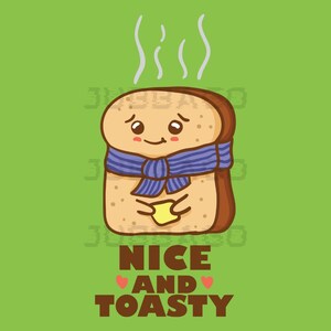 Nice and Toasty SVG/PNG / Toast Designs / Toast Graphics / Toast ...