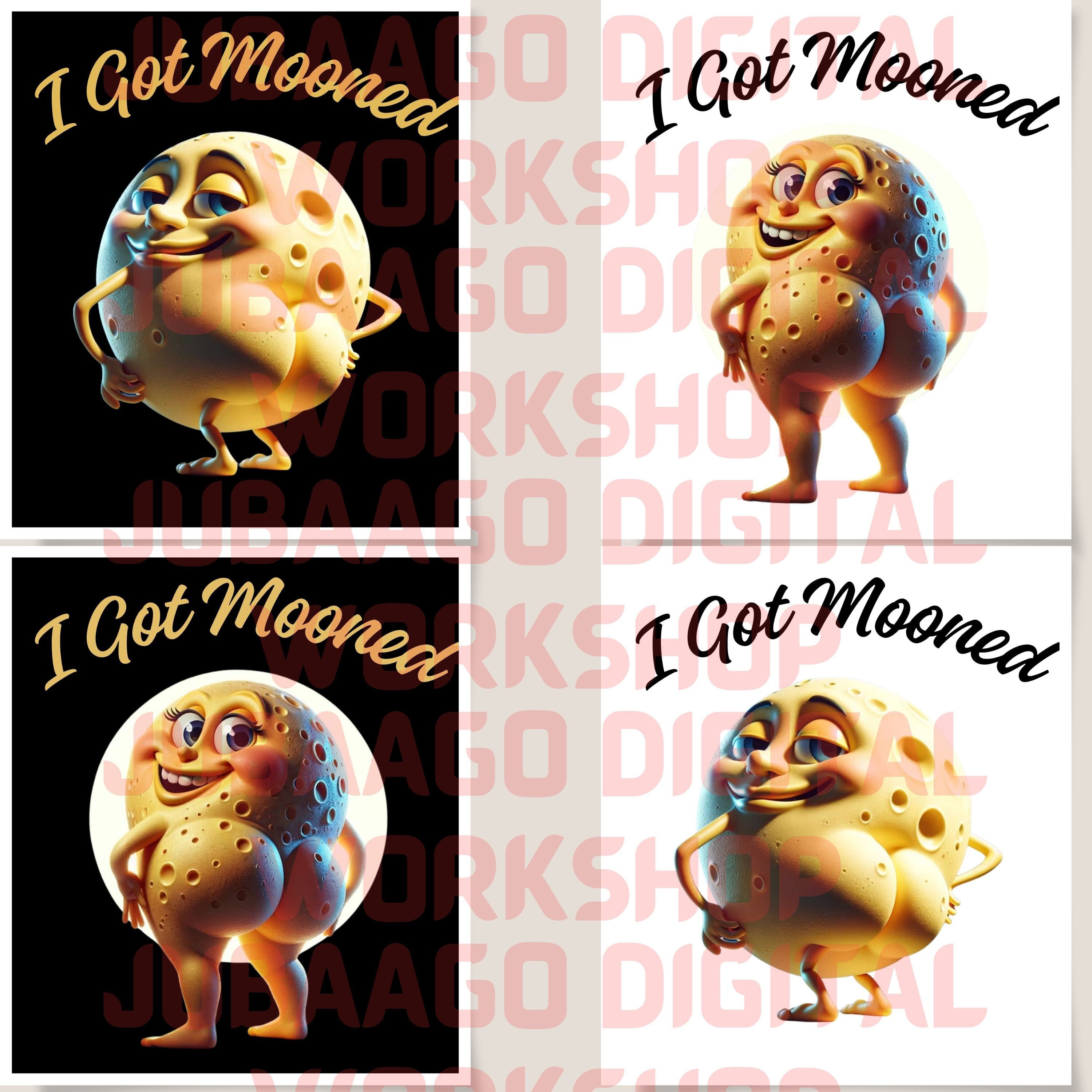 Retro I Got Mooned Solar Eclipse PNG/SVG, Total Eclipse Png, Svg ...