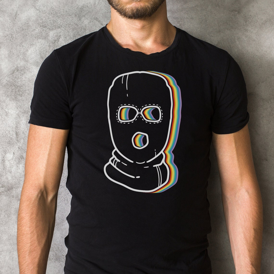 Rainbow Goon Mask SVG/PNG, Goon Clipart, Rainbow Designs, Goon Images ...