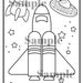 50 Astronaut Coloring Pages, Space Printable, Doodle Outline, Bundle ...