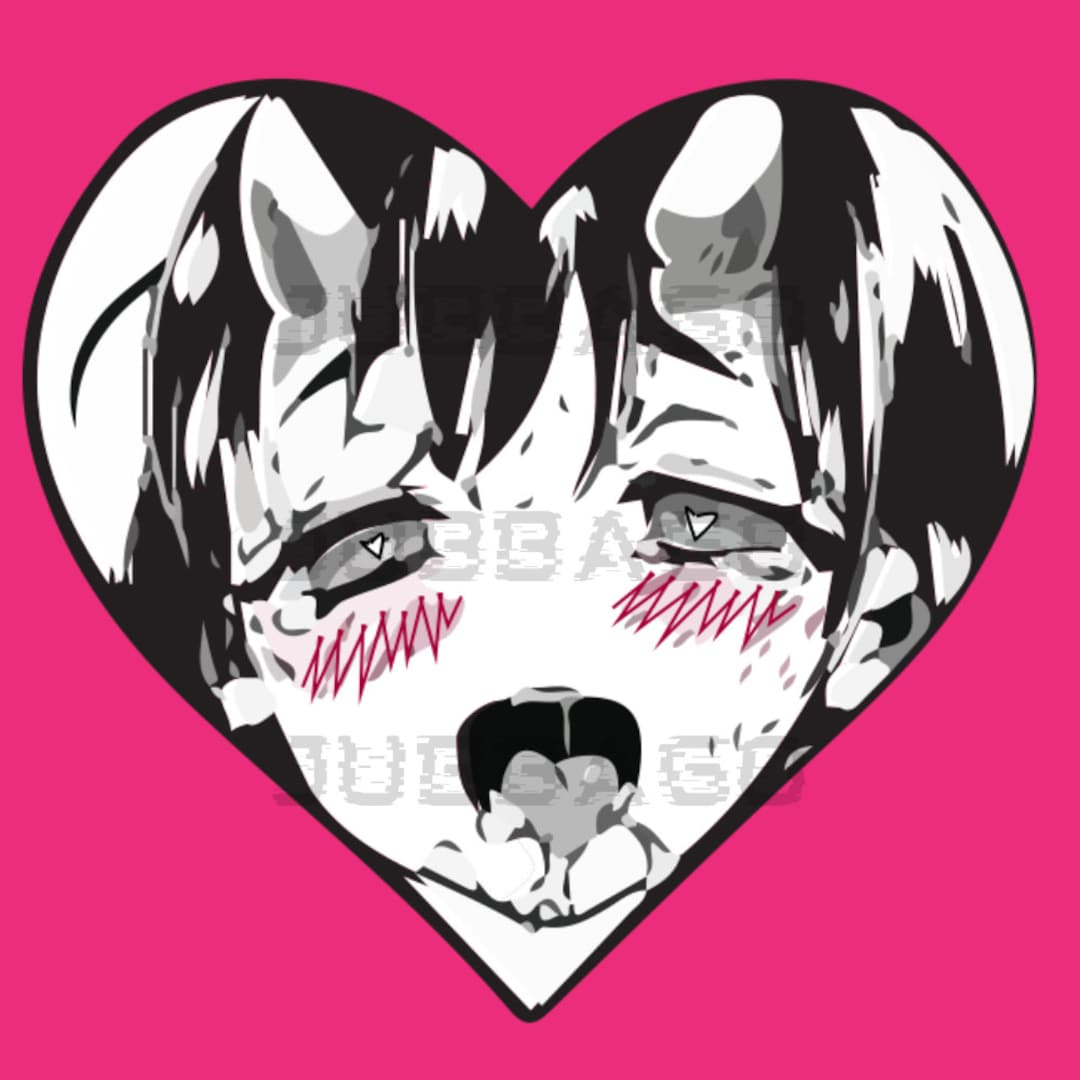 Hentai Heart Face Svgpng Hentai Designs Hentai Graphics Etsy