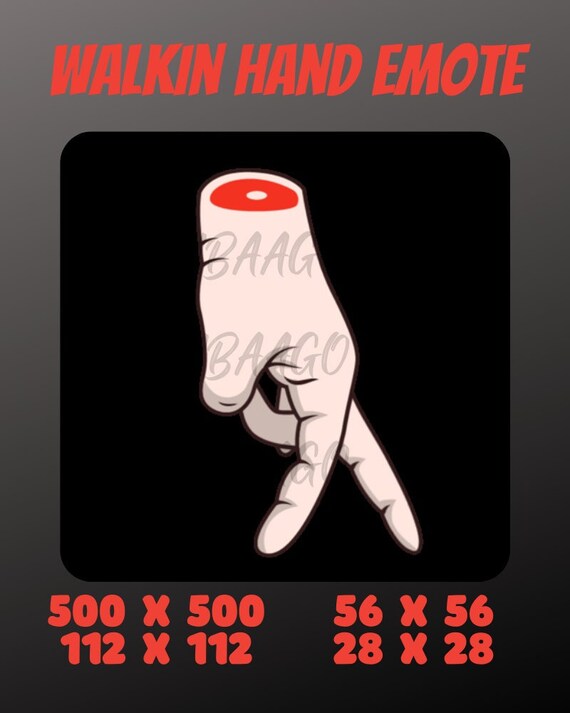 Animated Horror Hand Emote / Sub Emote/ Twitch / Youtube / - Etsy