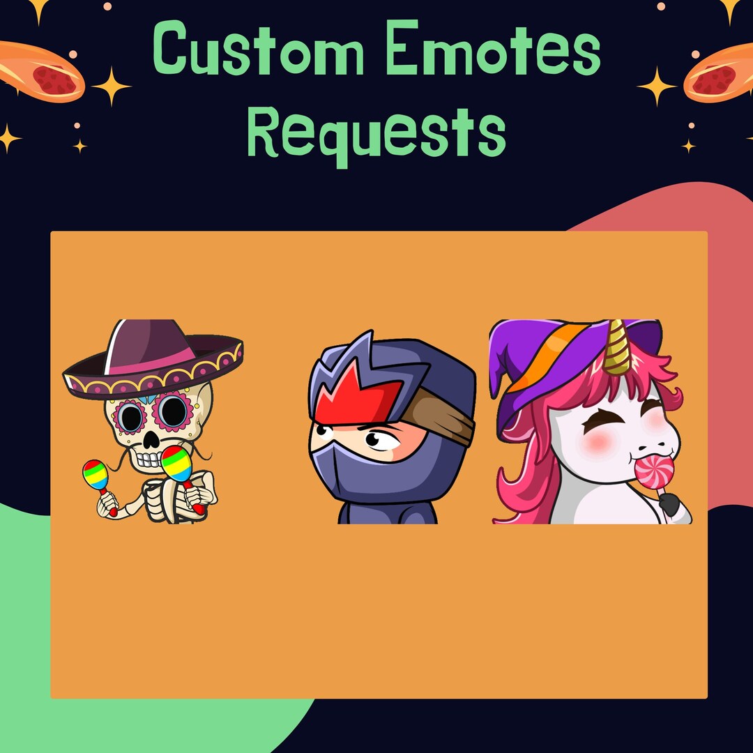 Custom Emotes Request / Emote Commissions / Emotes Request / Twitch ...