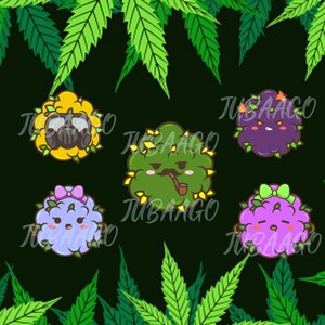 10 Kawaii Stoner PNG, Marijuana Bud, Chibi Booty, Cannabiss Clip Art ...