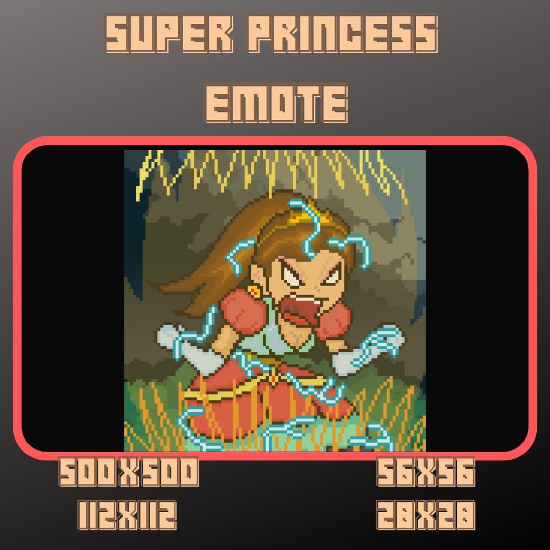 Animated Pixel Princess Emote / Sub Emote / Twitch / Youtube / Discord ...