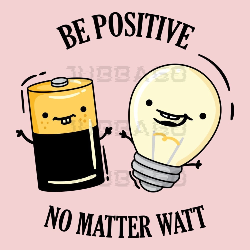 Be Positive SVG/PNG / Kawaii Designs / Kawaii Graphics / Kawaii ...
