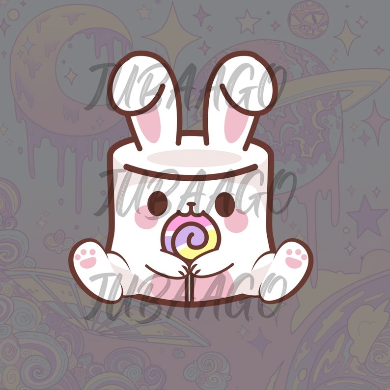 Kawaii Bunny PNG, Chibi Clipart, Diseños de conejo. Imágenes de ...