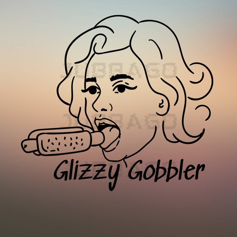 Glizzy Gobbler SVG/PNG, Sexy Clipart, Hotdog Design, Images for ...