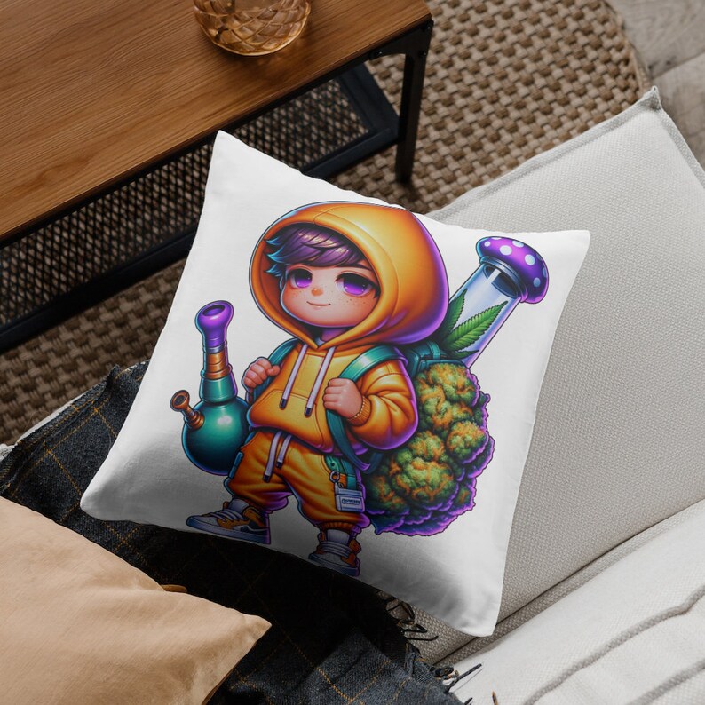 Chibi Stoner Boy PNG/SVG, Weed Nug PNG, Mushroom Png, Dope Leaf Png ...