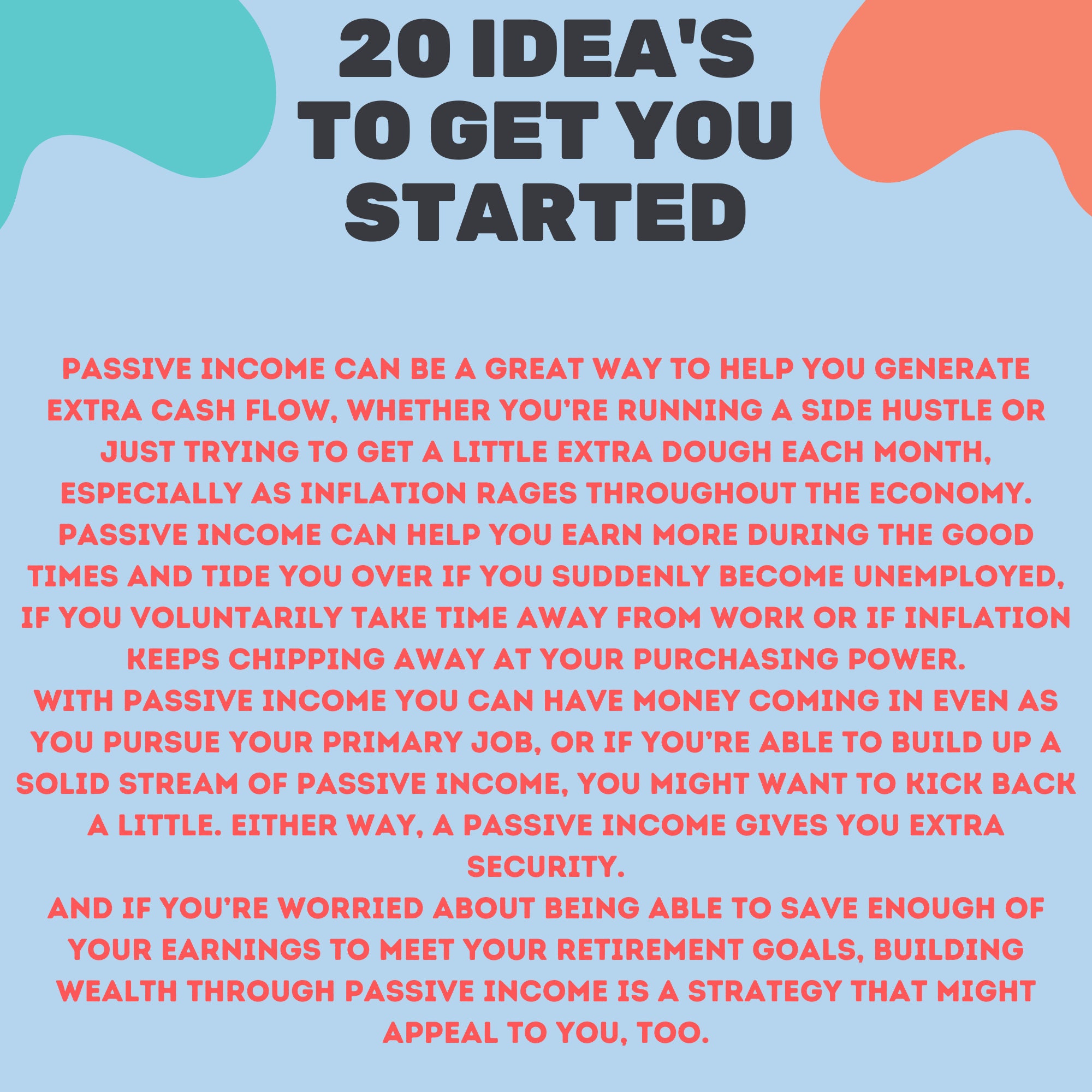 Beginner's Road to Wealth: 20 Top Passive Income Ideas for Making Money ...
