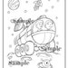 50 Astronaut Coloring Pages, Space Printable, Doodle Outline, Bundle ...