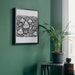 Artistic Cannabis Leaf Design, Creative Marijuana Sketch for Unique ...