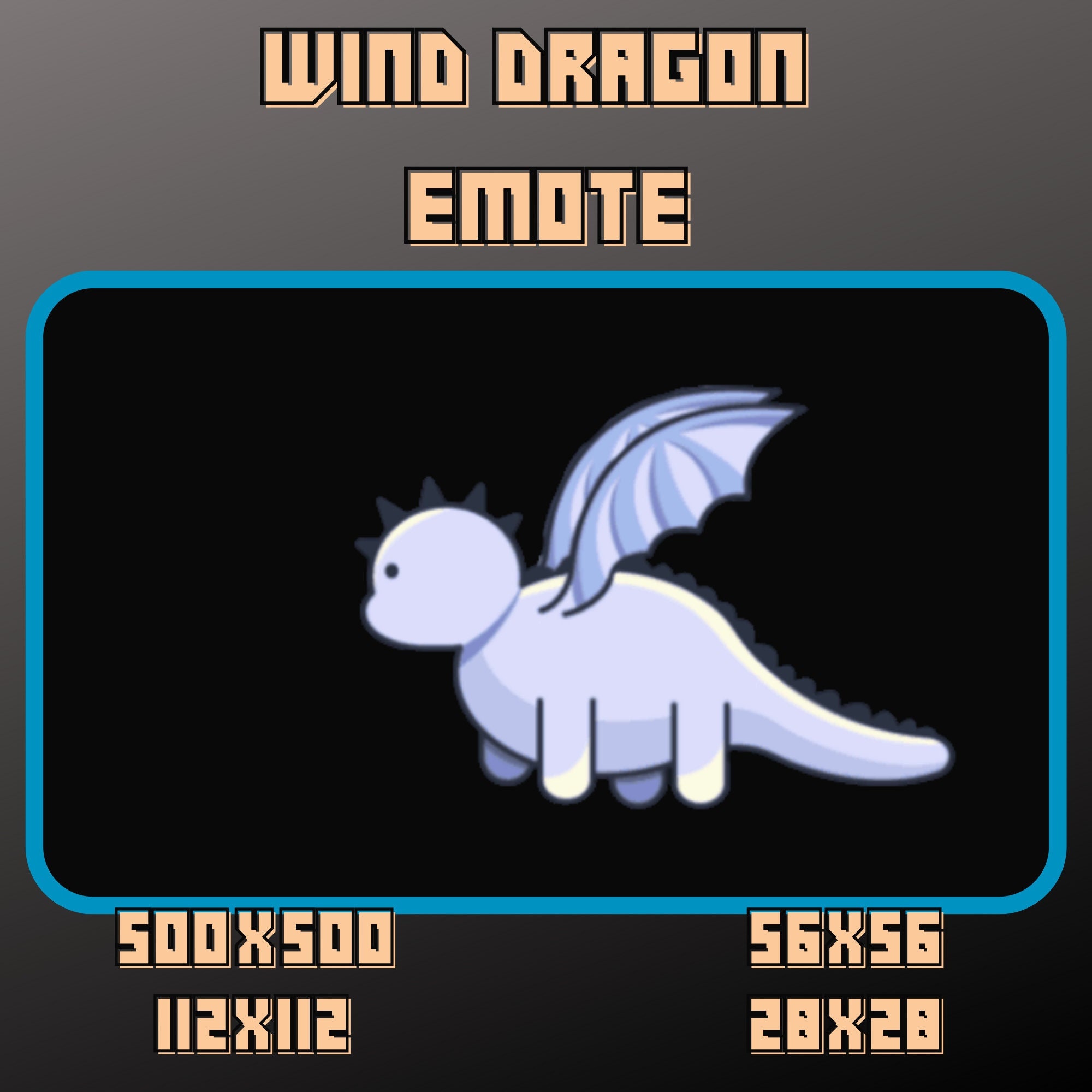 Animated Wind Dragon Emotes / Sub Emote / Twitch / Youtube / Discord ...