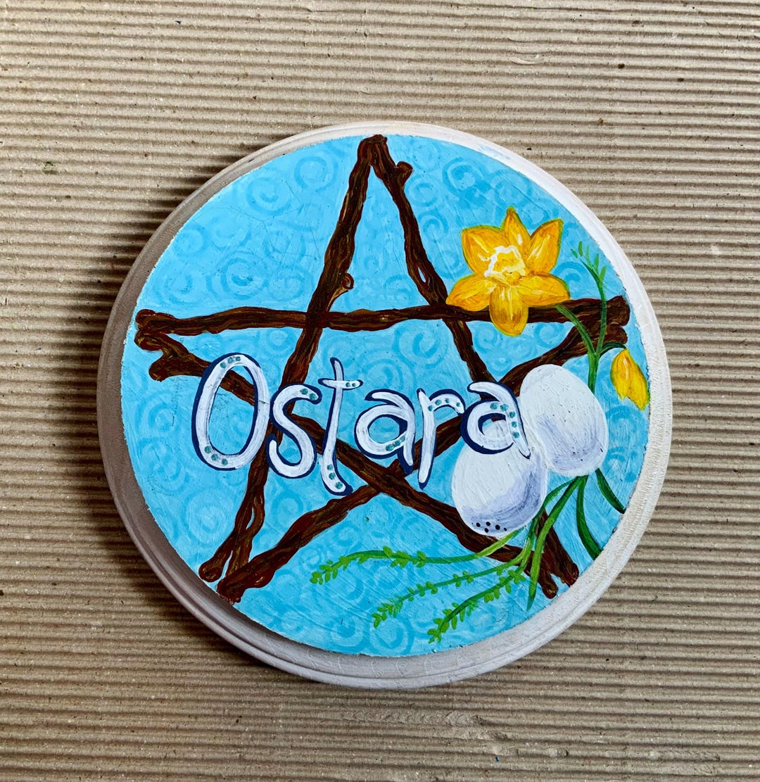 OSTARA Plaque, Ostara Decor, Pagan Decor, Pagan Altar - Etsy