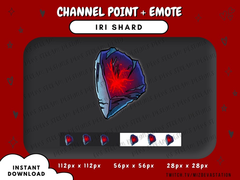 Iri Shard Emote | Twitch Channel Point | DBD | KICK | Twitch | Discord ...