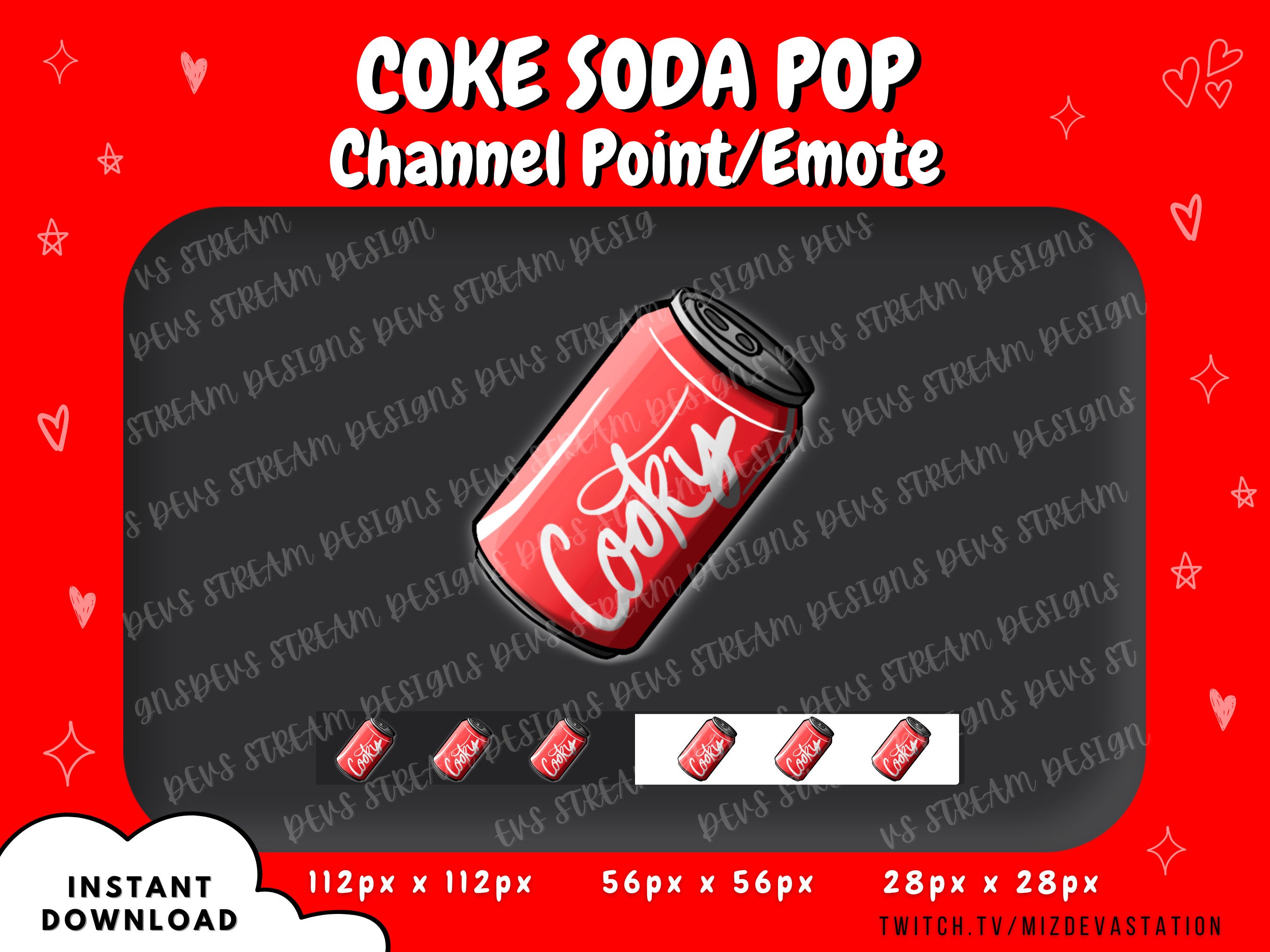 Coke Twitch Emote - Etsy