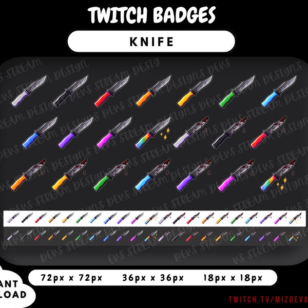 Ghostface Twitch Badges - Etsy