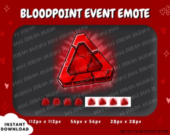 Bloodpoint Emote DBD Channel Point Twitch Discord | Etsy