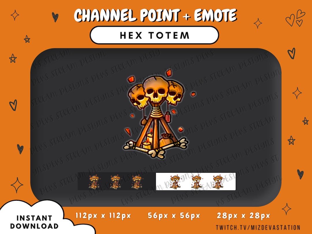 Hex Totem Emote | Twitch Channel Point | DBD | KICK | Twitch | Discord ...