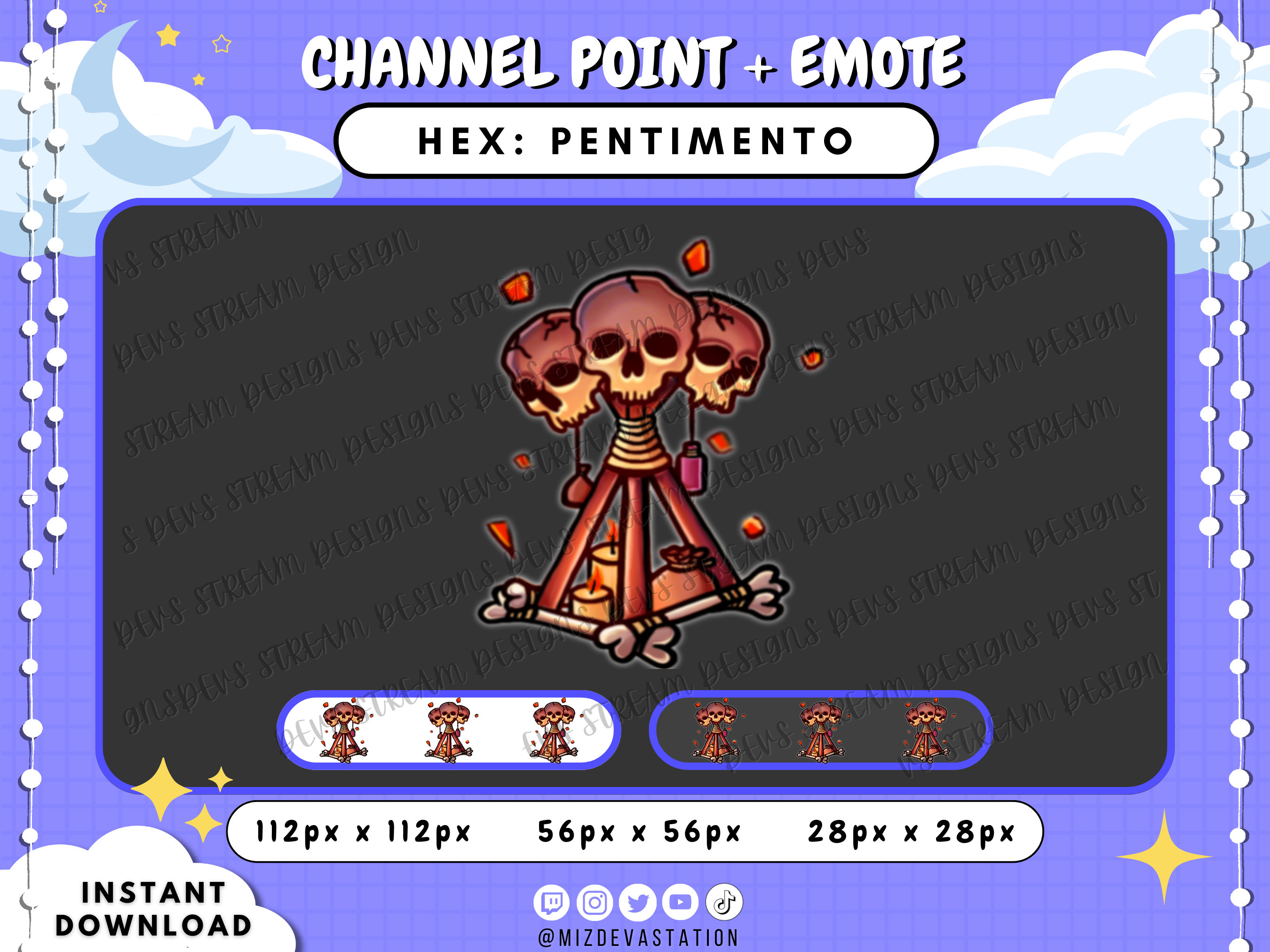 Hex: Pentimento Totem Emote Twitch Channel Point DBD KICK Twitch ...