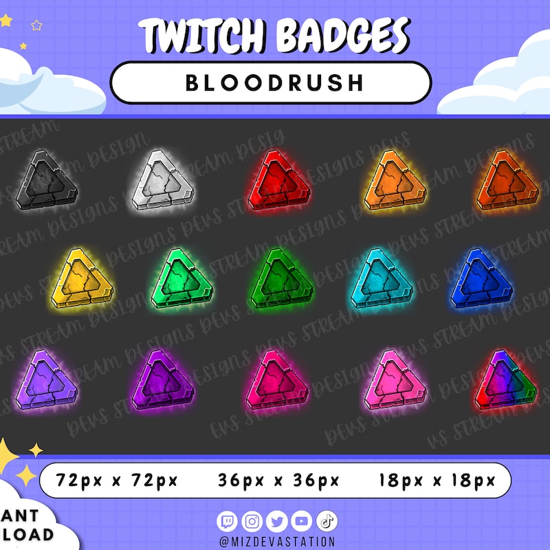 Emotes for Twitch 112x112 - Etsy