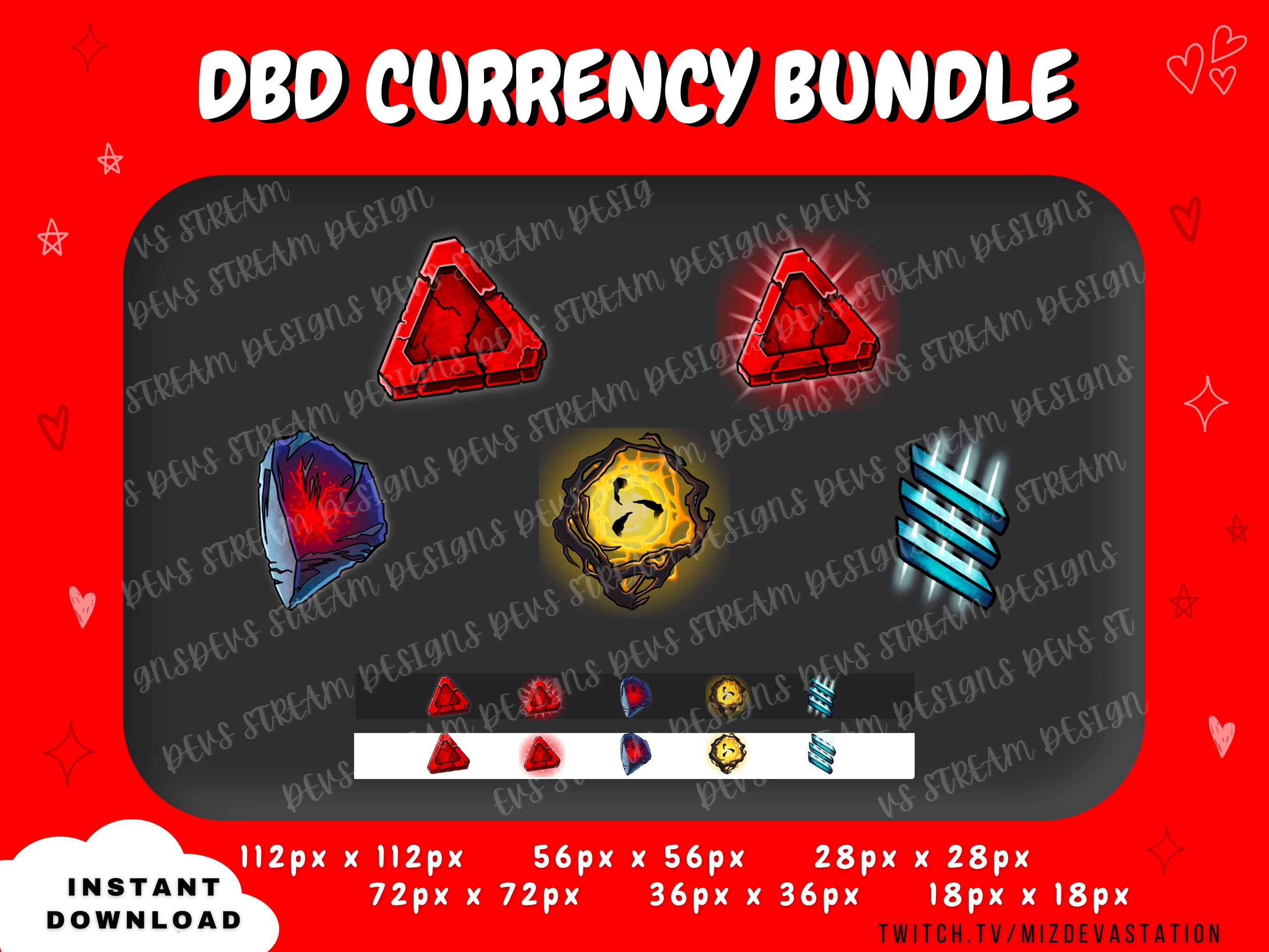 DBD Currency Twitch Emotes & Badges Channel Points KICK - Etsy Canada