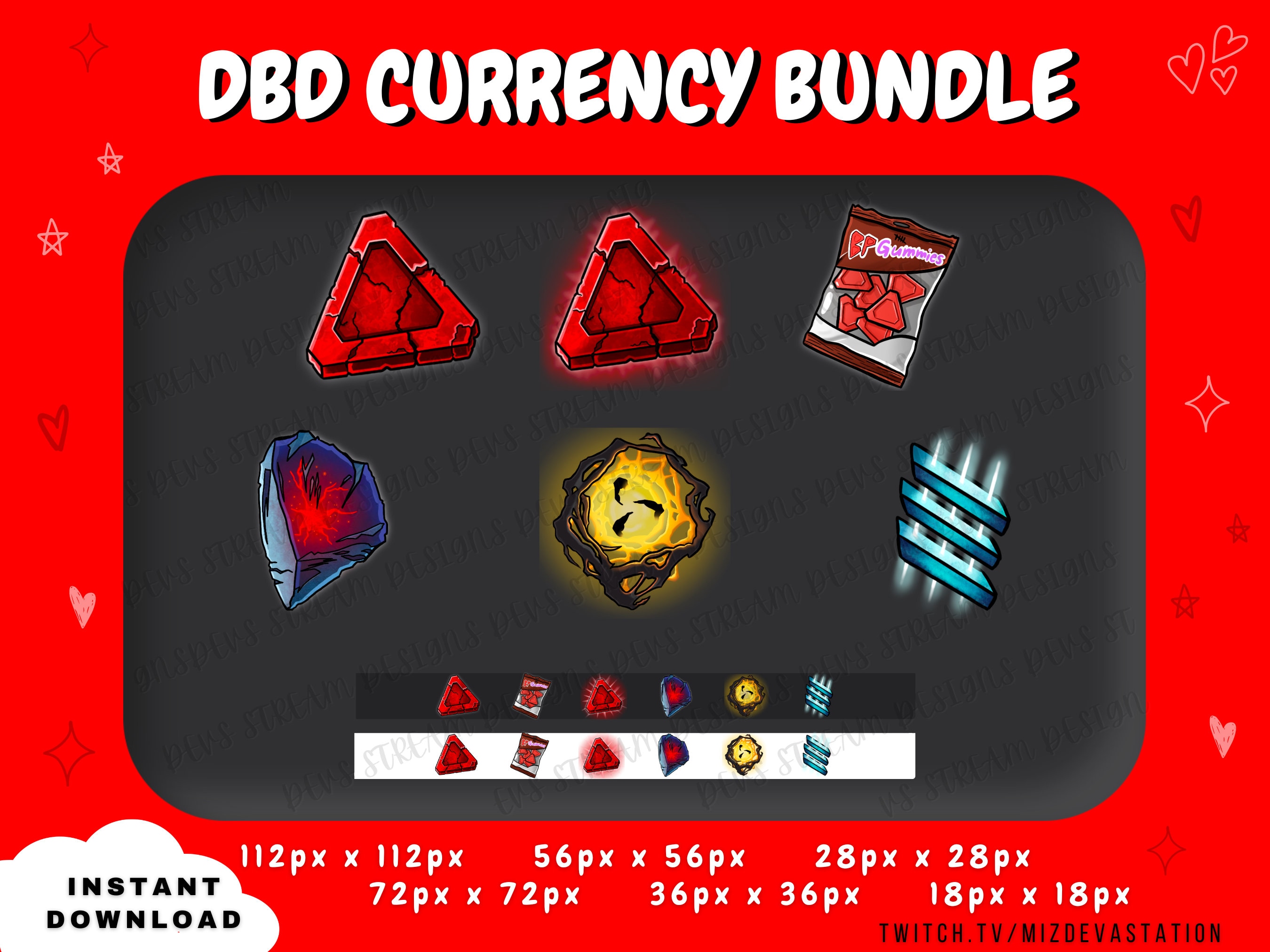 DBD Currency Twitch Emotes & Badges | Channel Points | KICK | Twitch ...