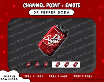 Dr Pepper Emote - Etsy