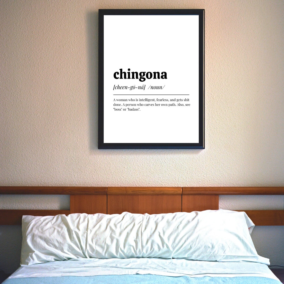 Chingona Definition | Printable Wall Art - Etsy