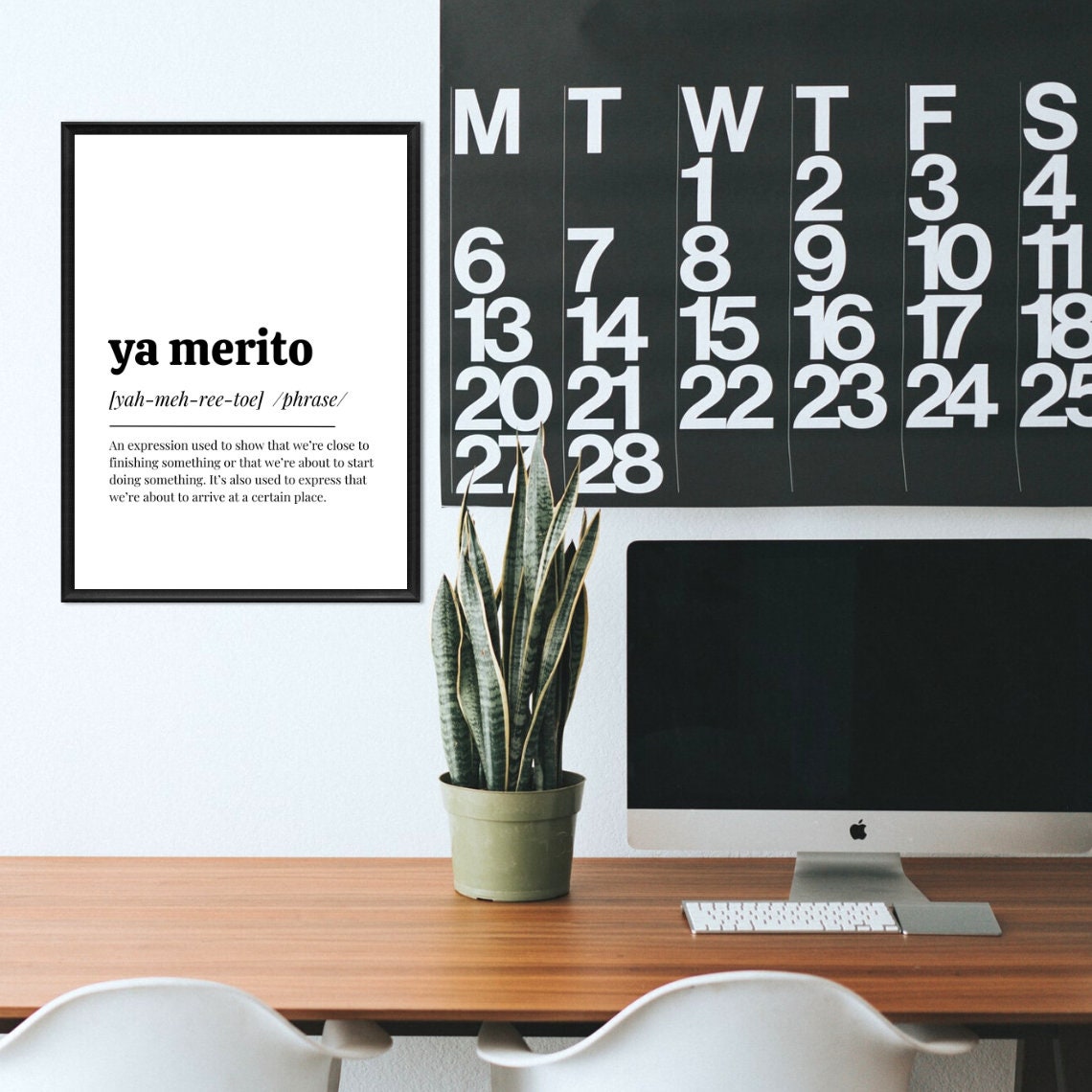Ya Merito Definition| Printable Wall Art, Spanish Slang, Ya Mero, Don't ...