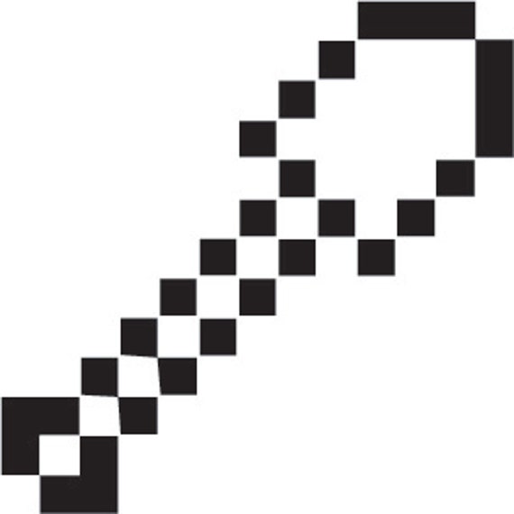 Minecraft Shovel SVG PNG JPG Dxf - Etsy