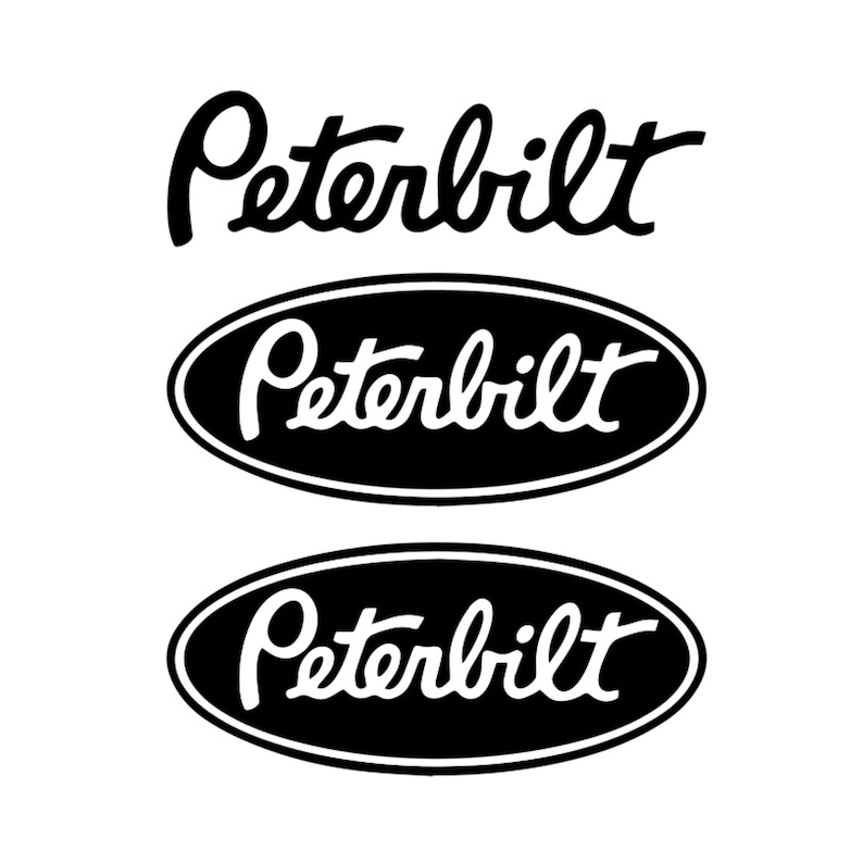 Peterbilt Logo Digital File SVG Png Jpg Dxf - Etsy