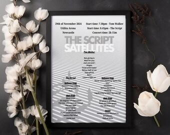 Olivia Rodrigo. Guts. Set List Wall Art. Special. Any Concert Date ...