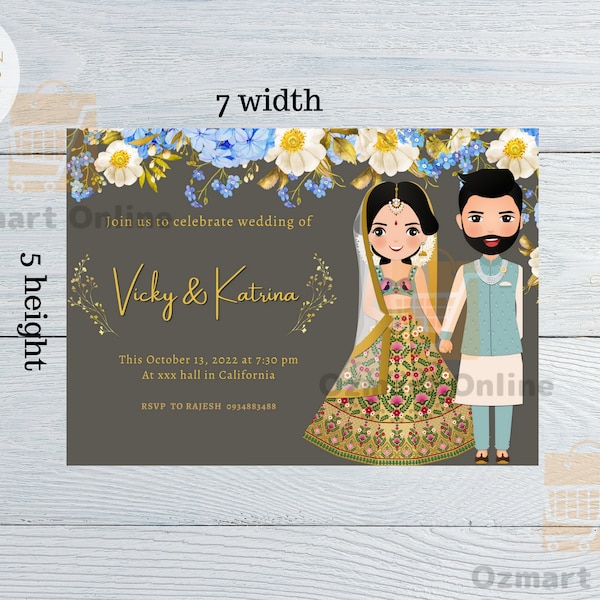 Shop Pakistani Wedding Invitation Card - Etsy