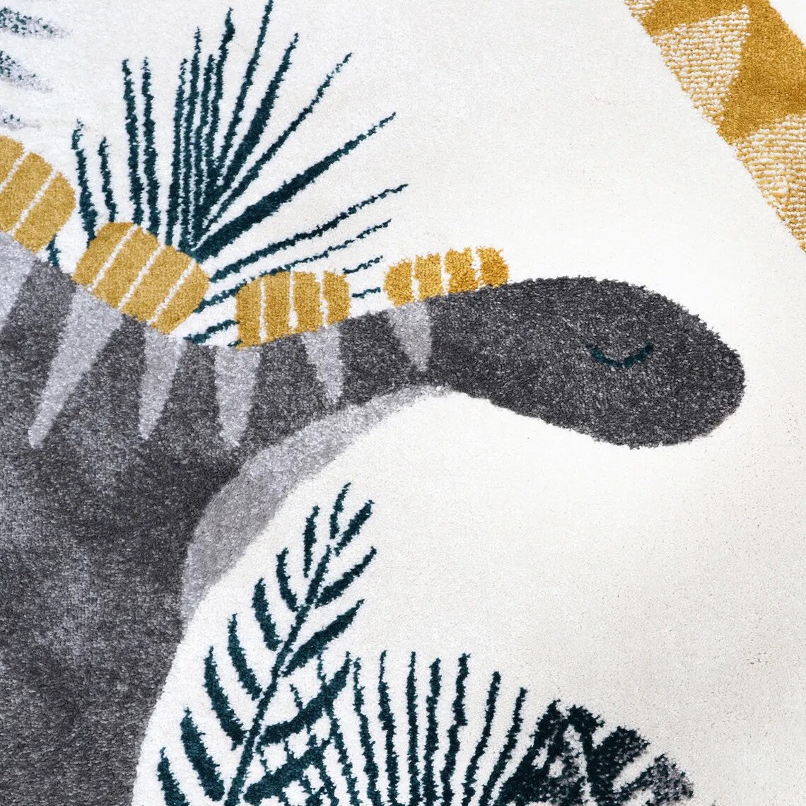 Large Dinosaur Rug Large Nursery Rug Eco Friendly Easy - Etsy